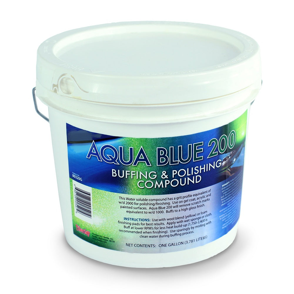Aqua Blue 200 Buffing Compound | Fiberglass Warehouse - Fiberglass ...