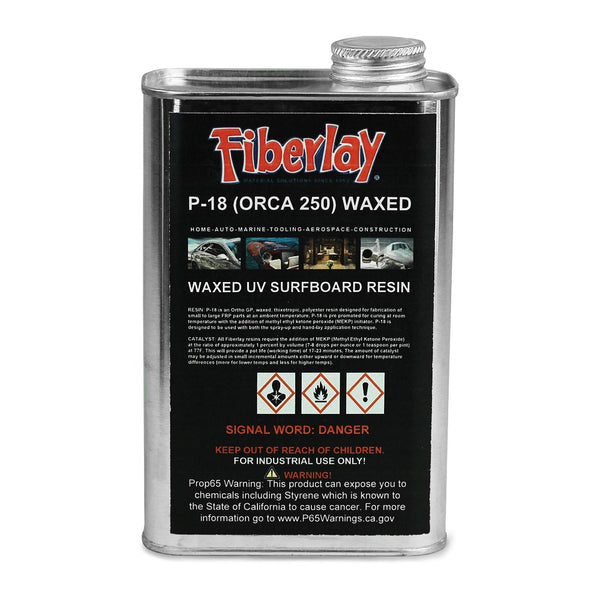 Polyester Surfboard Finishing Resin | With Wax| Fiberglass Warehouse ...